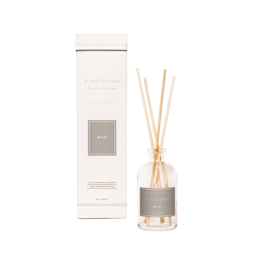 K. HALL DESIGNS MILK SCENT DIFFUSER KIT | Glamkraze