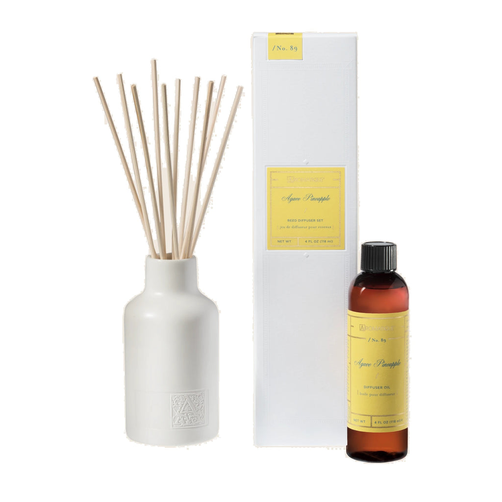 AROMATIQUE AGAVE PINEAPPLE REED DIFFUSER SET | Glamkraze