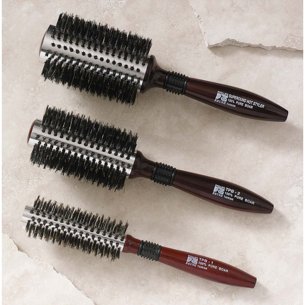 PHILLIPS BRUSH TPB-1, 2, SUPEROUND HOT STYLER | Glamkraze